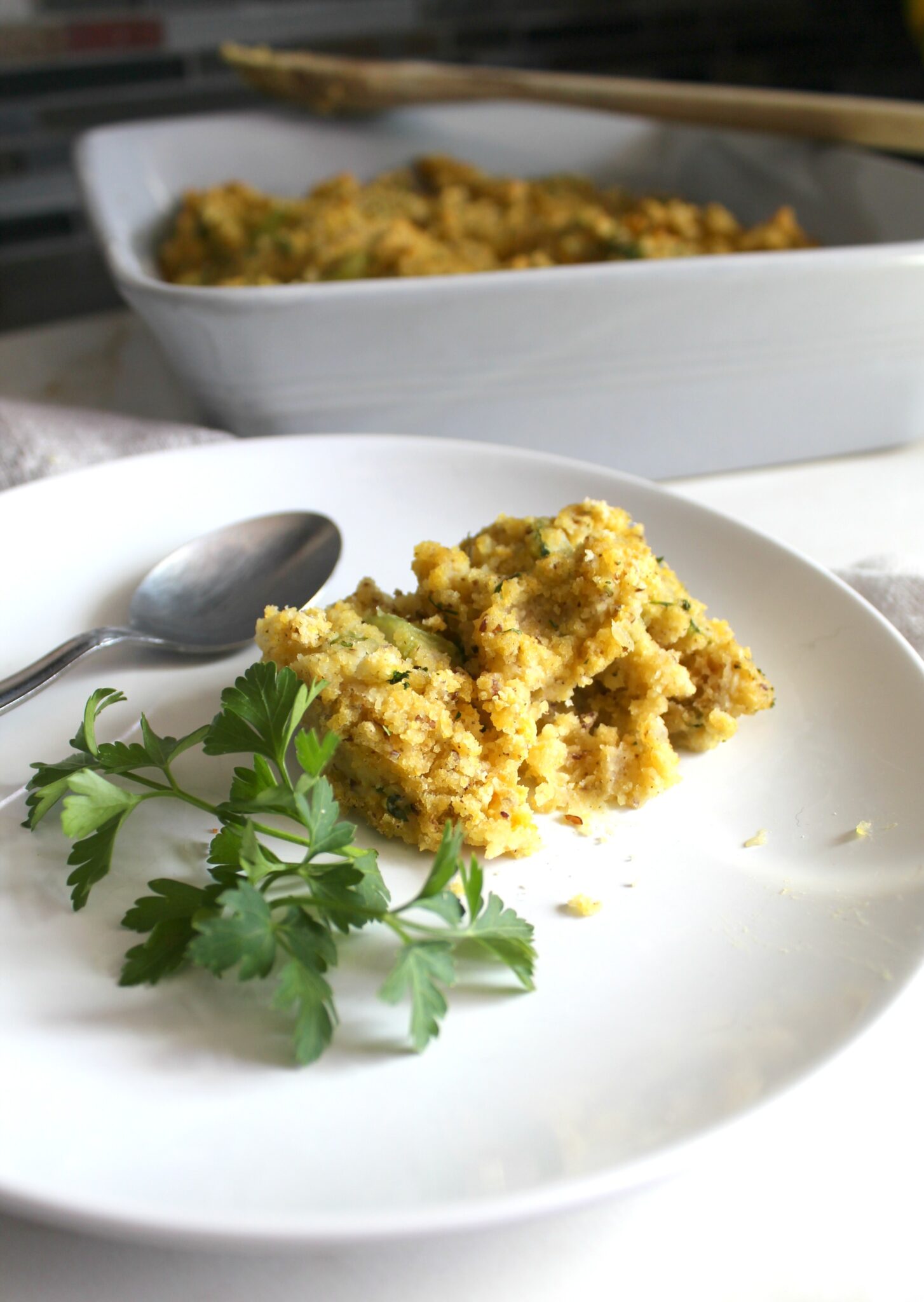 Vegan Cornbread Stuffing - This Savory Vegan