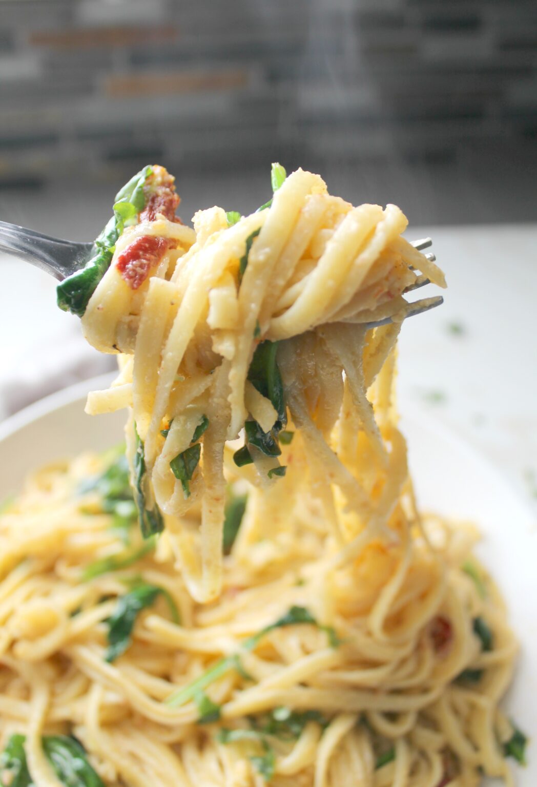 One Pot Creamy Hummus Pasta - This Savory Vegan