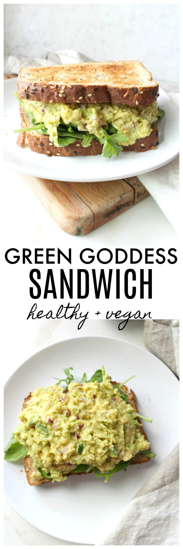Green Goddess Sandwich - This Savory Vegan
