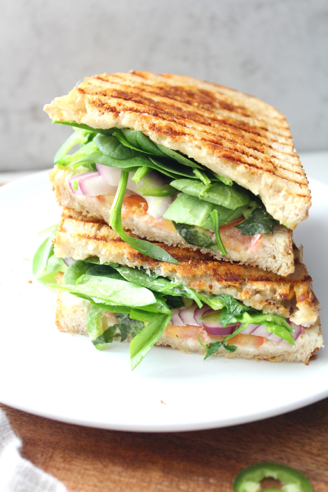 Vegan California Panini - This Savory Vegan