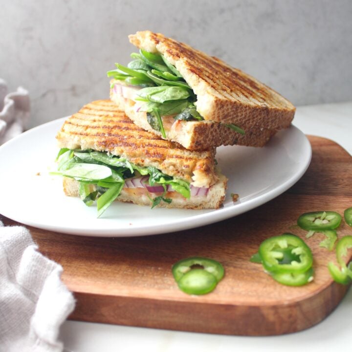 Vegan California Panini - This Savory Vegan