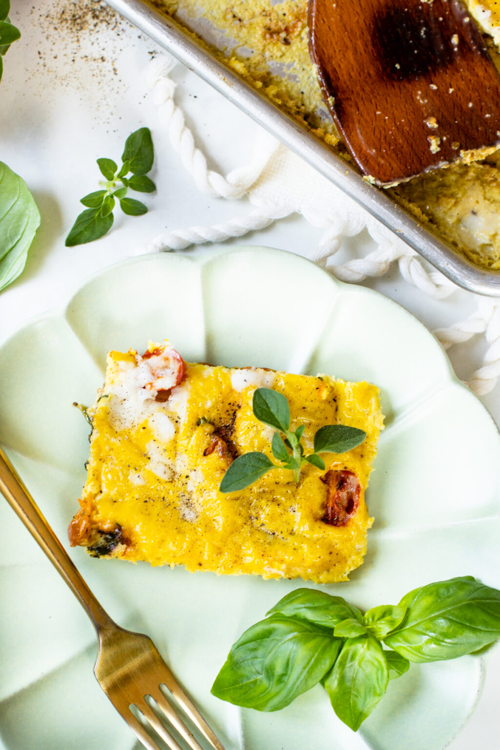 Sheet Pan Vegan Frittata - This Savory Vegan