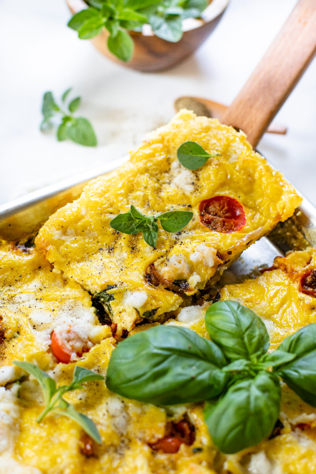 Sheet Pan Vegan Frittata - This Savory Vegan