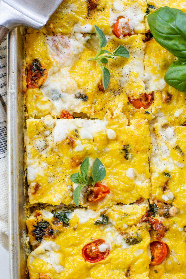 Sheet Pan Vegan Frittata - This Savory Vegan