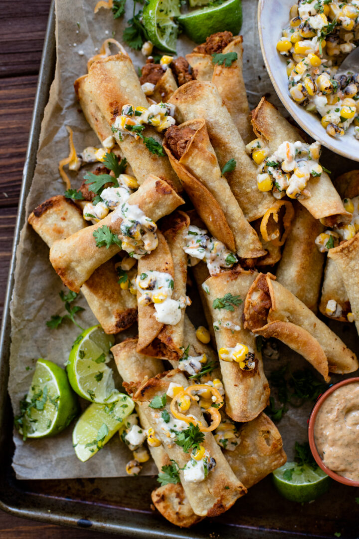 Mini Vegan Taquitos This Savory Vegan