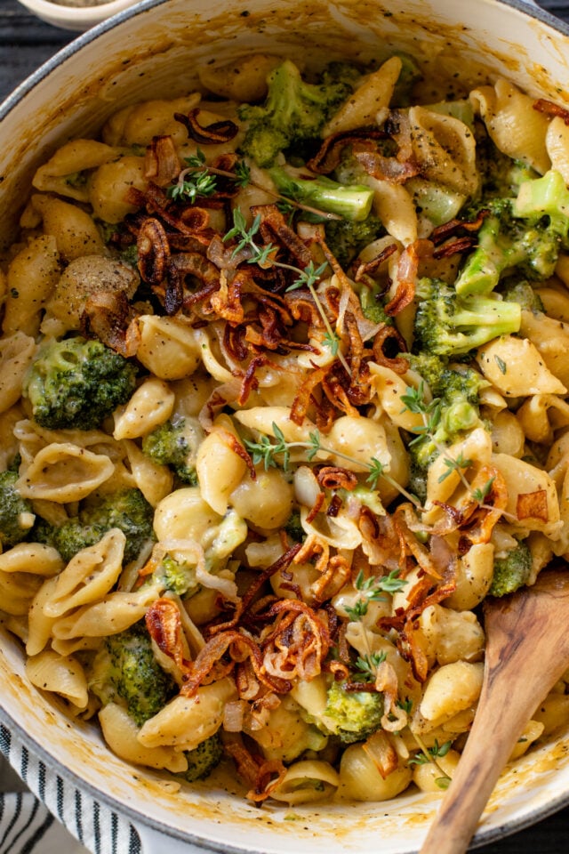 Creamy Vegan Broccoli & Shells - This Savory Vegan
