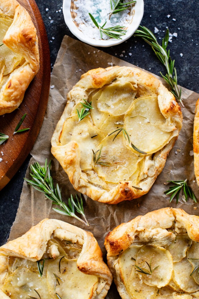 Puff Pastry Potato Tarts - This Savory Vegan