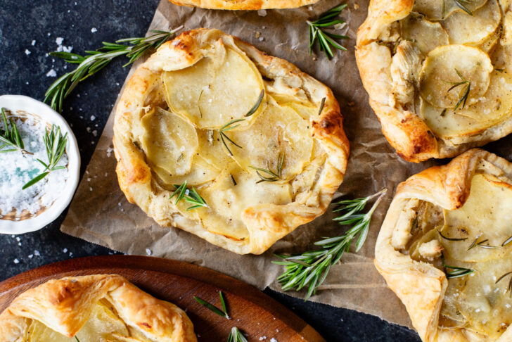 Puff Pastry Potato Tarts - This Savory Vegan