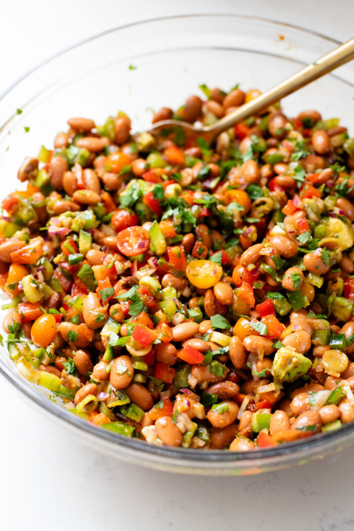 Simple Pinto Bean Salad - This Savory Vegan