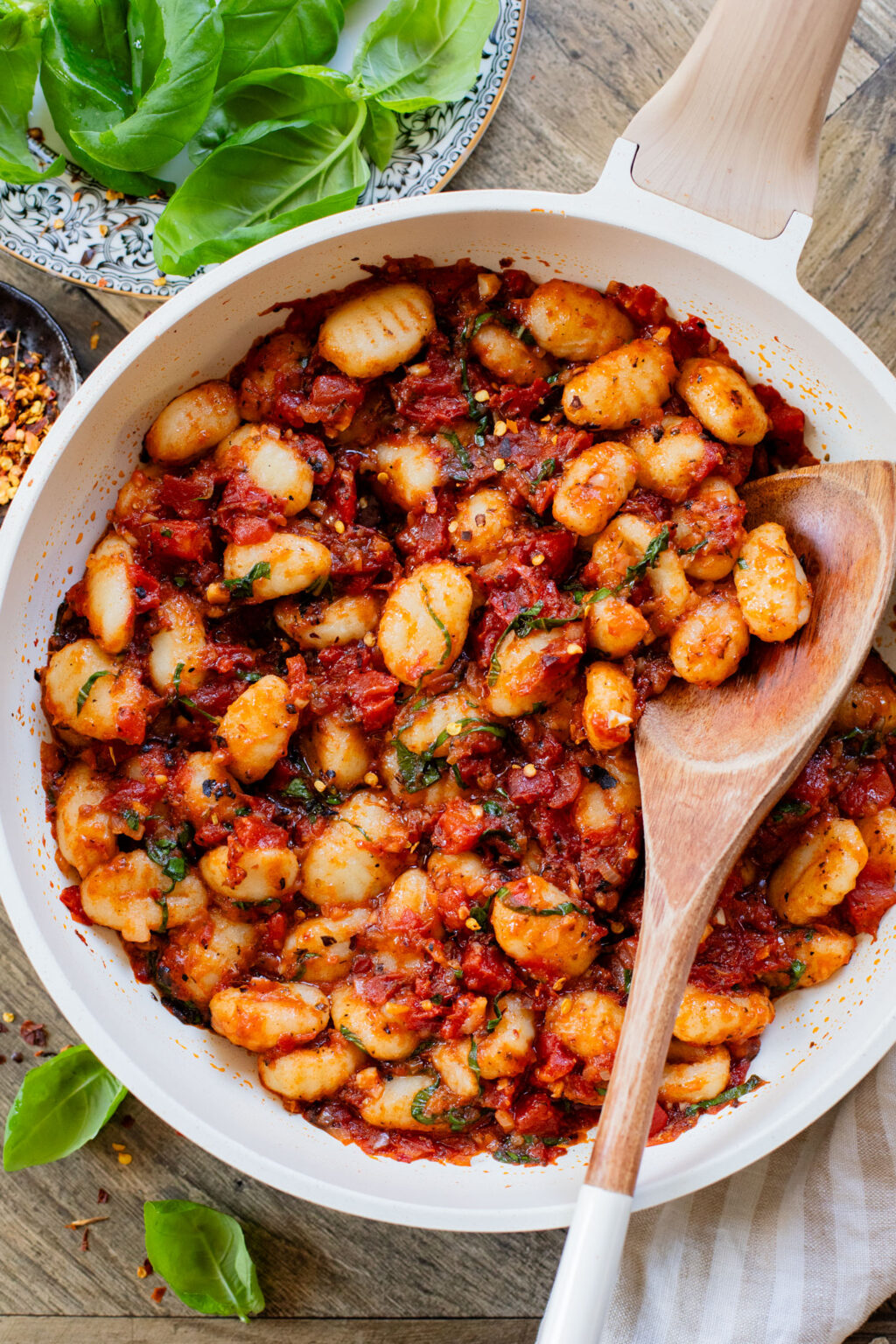 Simple Tomato Basil Gnocchi - This Savory Vegan
