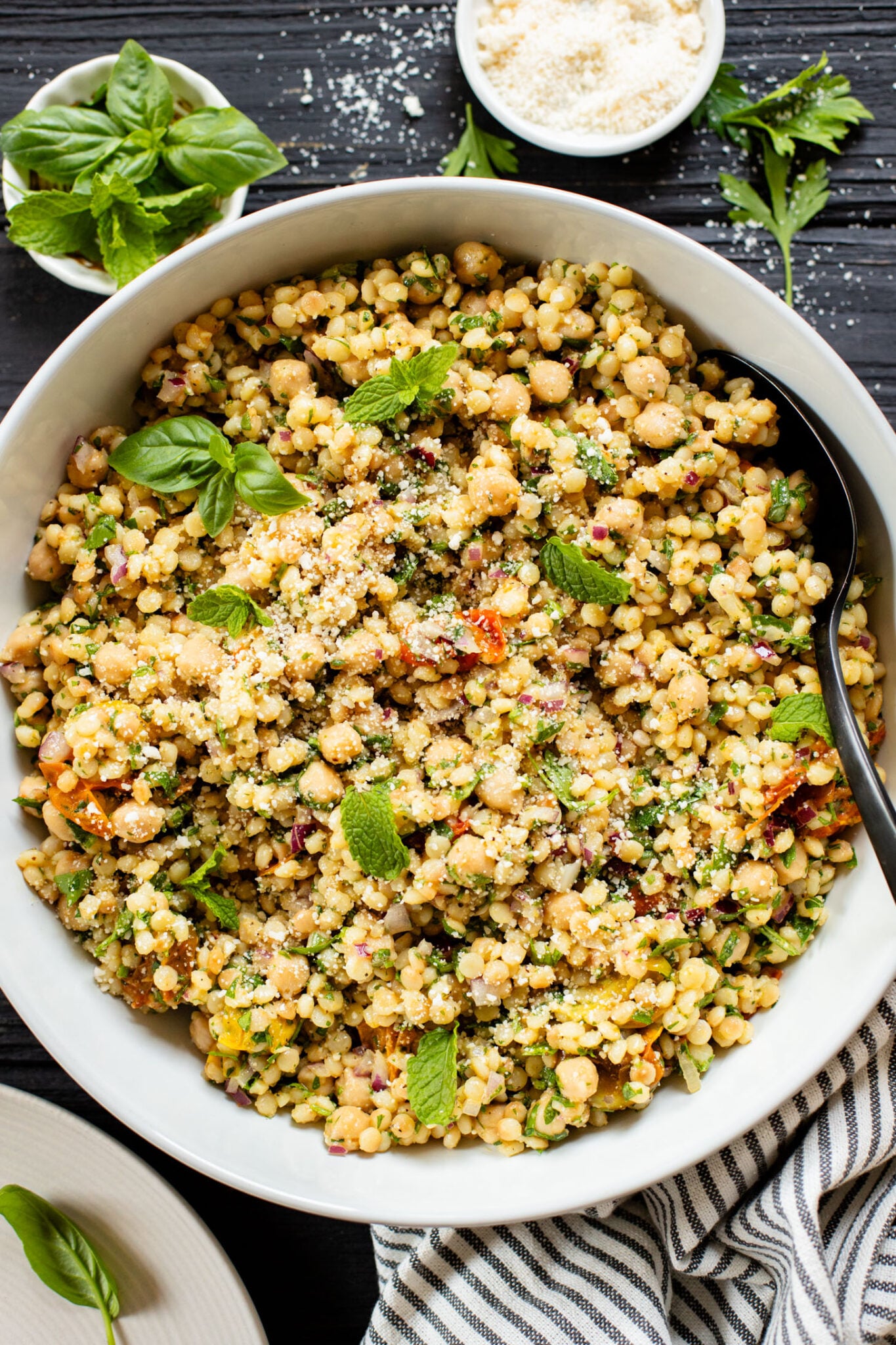 Lemon Herb Couscous Salad - This Savory Vegan