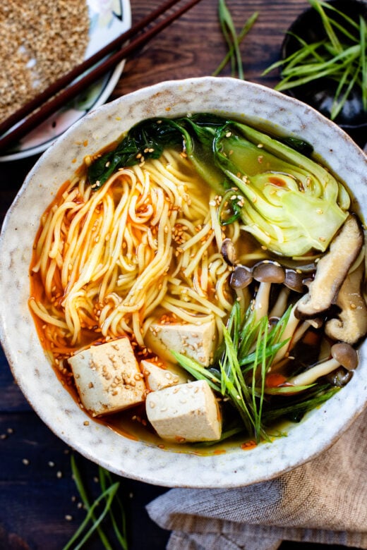Slow Cooker Vegan Ramen - This Savory Vegan