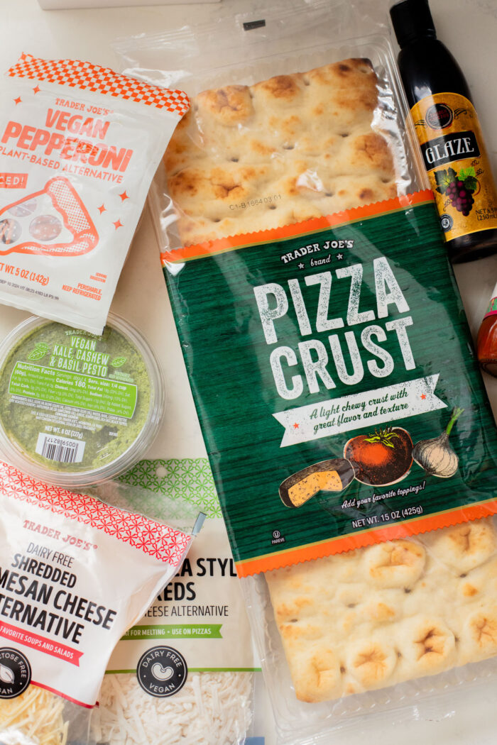 Trader Joe's Vegan Pizza 2 Ways - This Savory Vegan