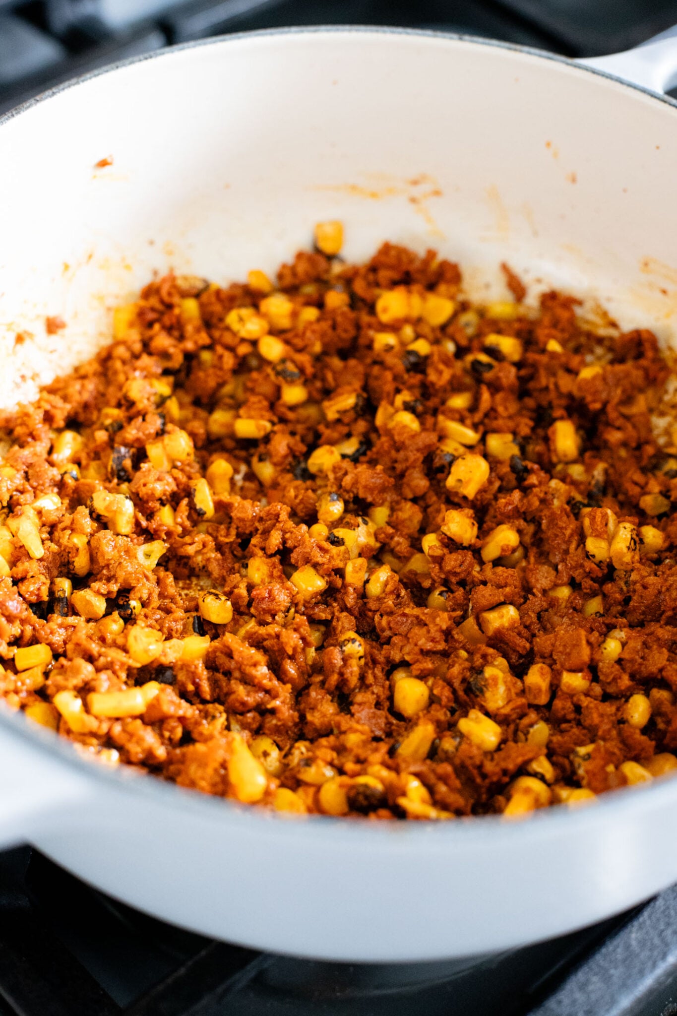 Creamy White Beans & Soy Chorizo - This Savory Vegan