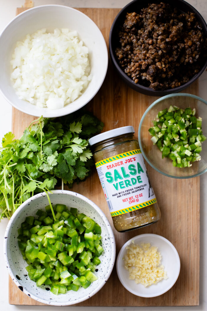Salsa Verde Lentil Soup - This Savory Vegan