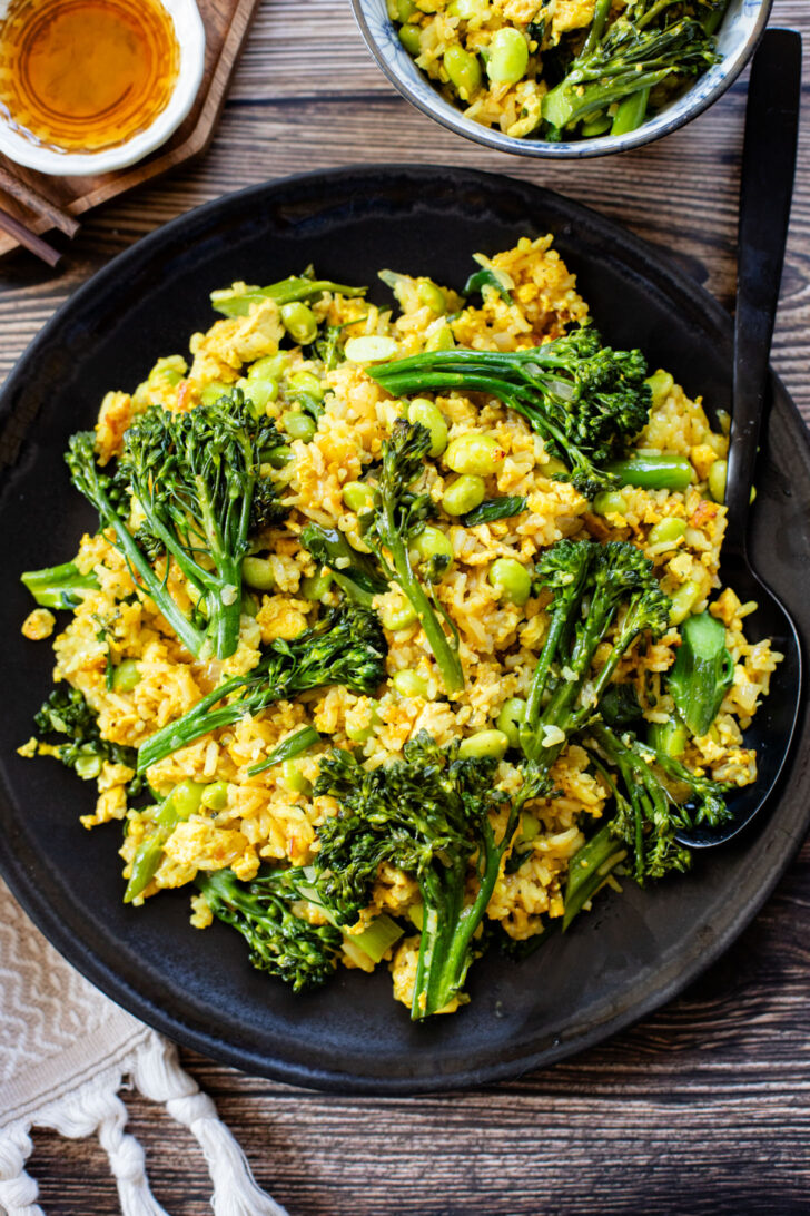 Simple Broccoli Fried Rice - This Savory Vegan