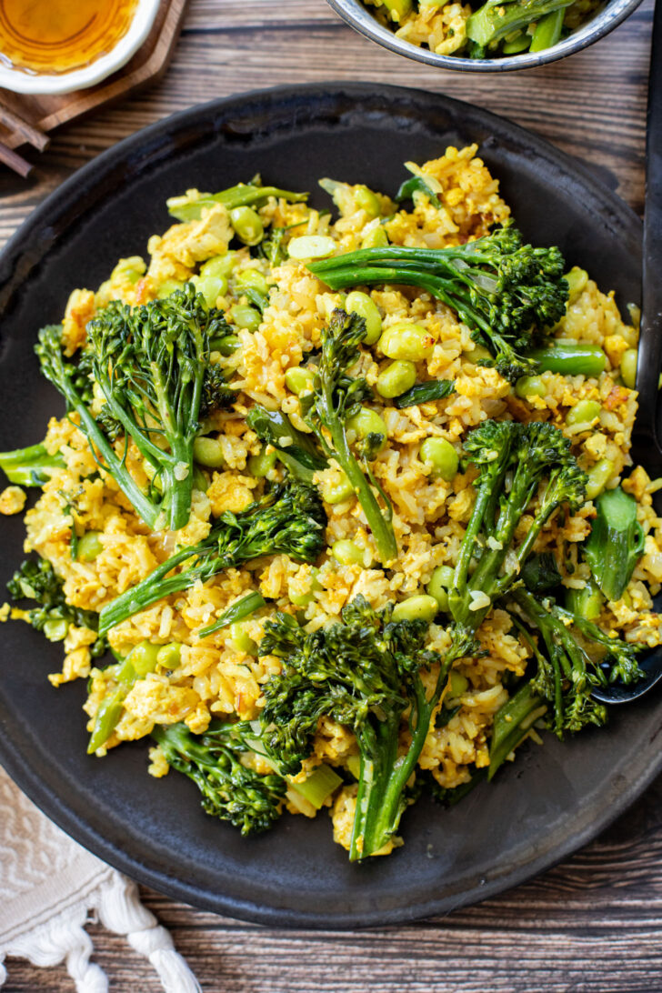 Simple Broccoli Fried Rice - This Savory Vegan
