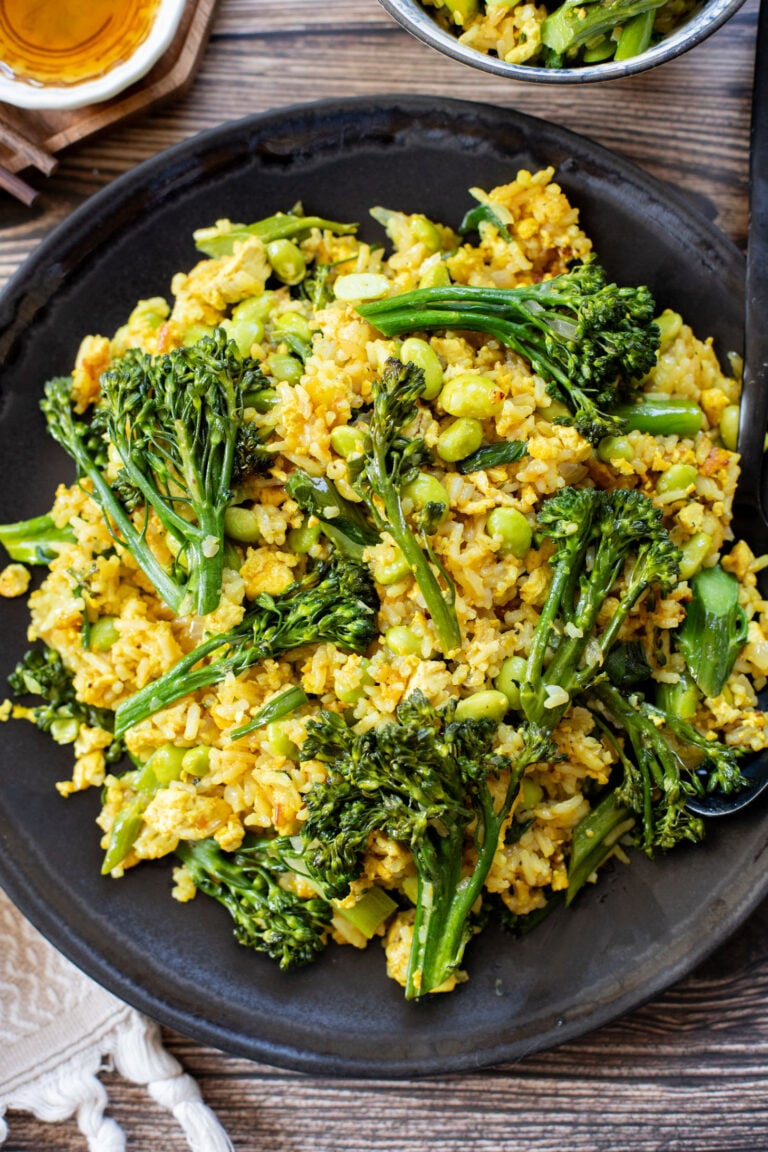 Simple Broccoli Fried Rice - This Savory Vegan