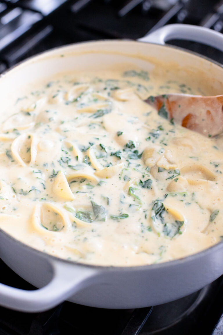 Creamy Spinach Tofu Shells - This Savory Vegan